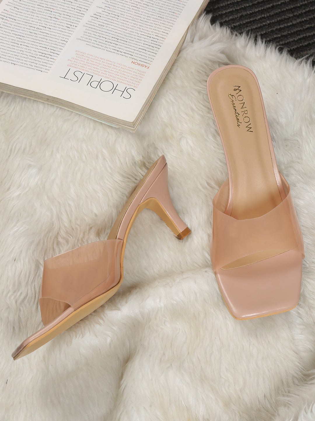 Natalie Pink Kitten Heels – Monrow Shoes
